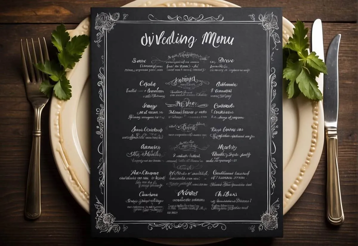 Wedding Menu Title Ideas: Crafting the Perfect Culinary Introduction ...
